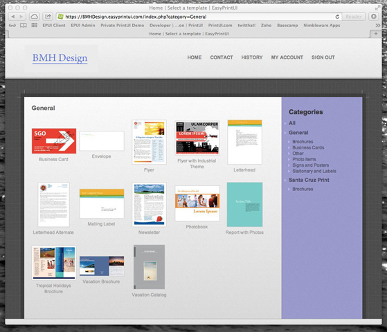 EasyPrintUI | Instant client portals for printers, designs agencies ...